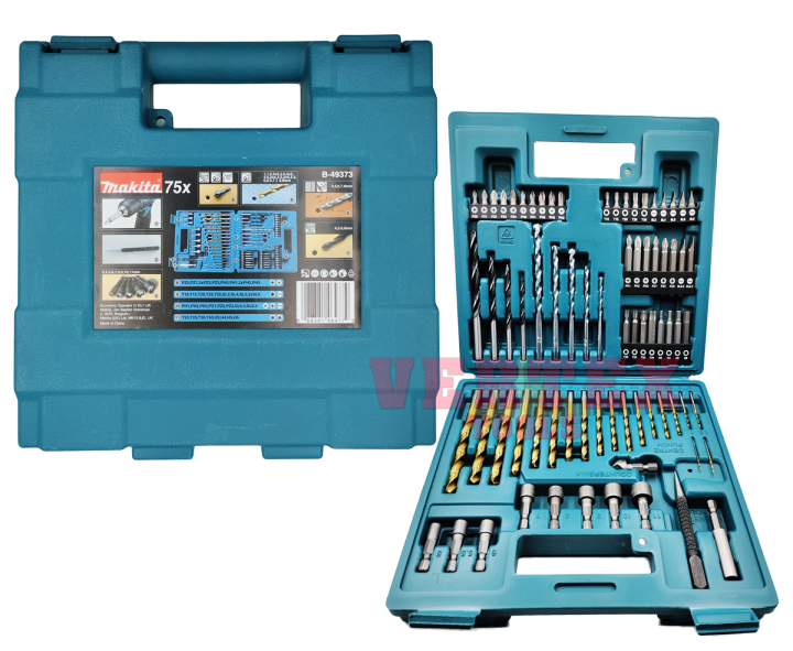 Makita B-49373 Metric Drill and Screw Bit Set 75 pcs | Lazada PH