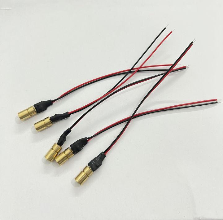 6mm industrial laser module Red light spot laser laser head 650nm 5mw ...