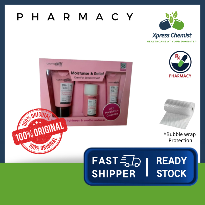 COSMODERM PERFECT BALANCED MOISTURISE & RELIEF SET (EXP 01/2025 ...