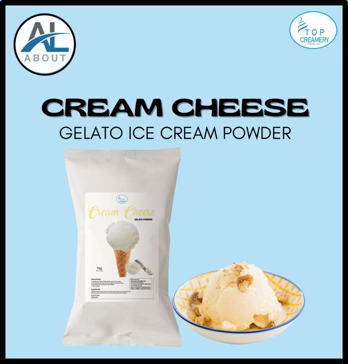 TOP CREAMERY CREAM CHEESE GELATO ICE CREAM POWDER 1KG | Lazada PH