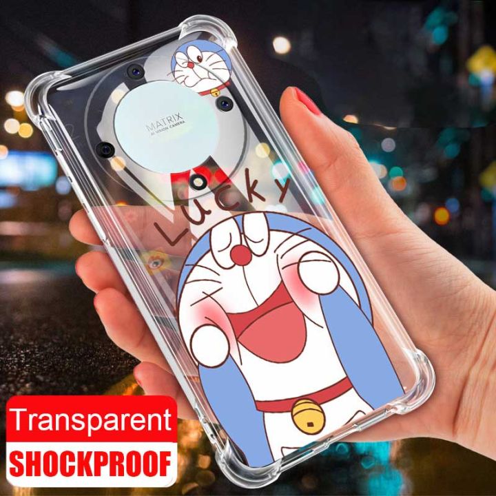 Honor X9b 5G X6a 5G X5 Plus Soft Lucky Doraemon Case Air Cushion ...