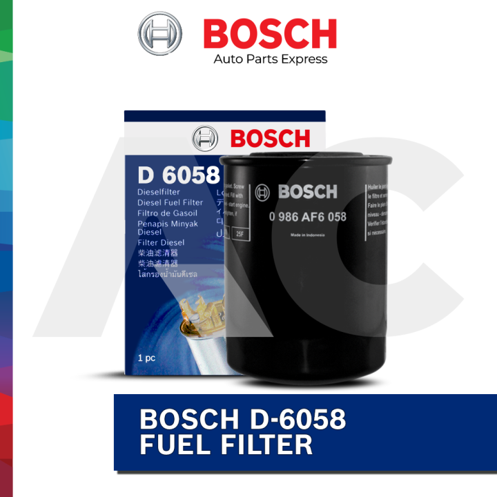 BOSCH FUEL FILTER D6058 (FC-510) FOR ISUZU 6BG1, 6BD1, 6HE1, 6HH1, 6HK1 ...