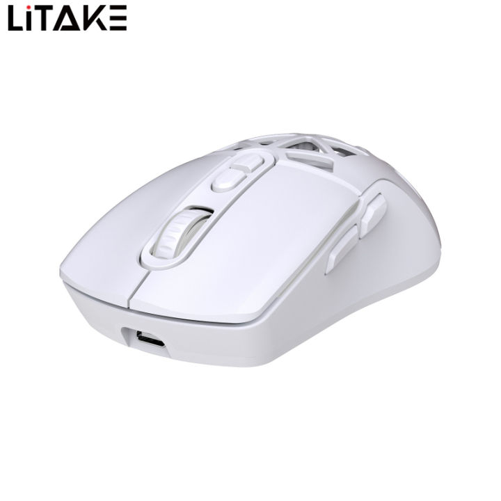 Wireless Mouse Silent Click Cordless Rechargeable Mouse RGB Backlight ...