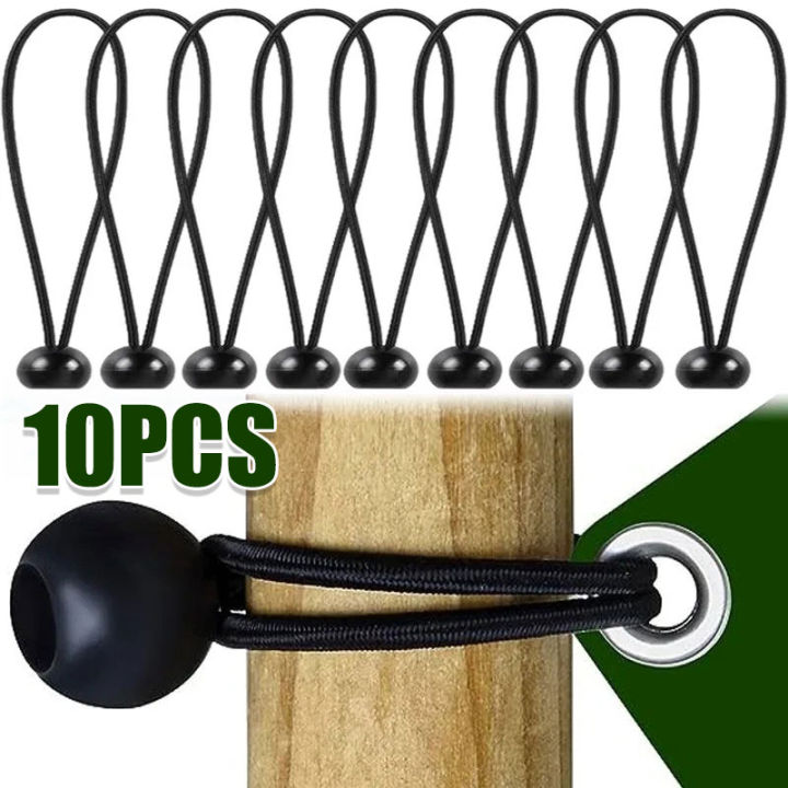 5/10Pcs Multifunctional Elastic Ball Camping Tent Fixed Rope Buckle ...