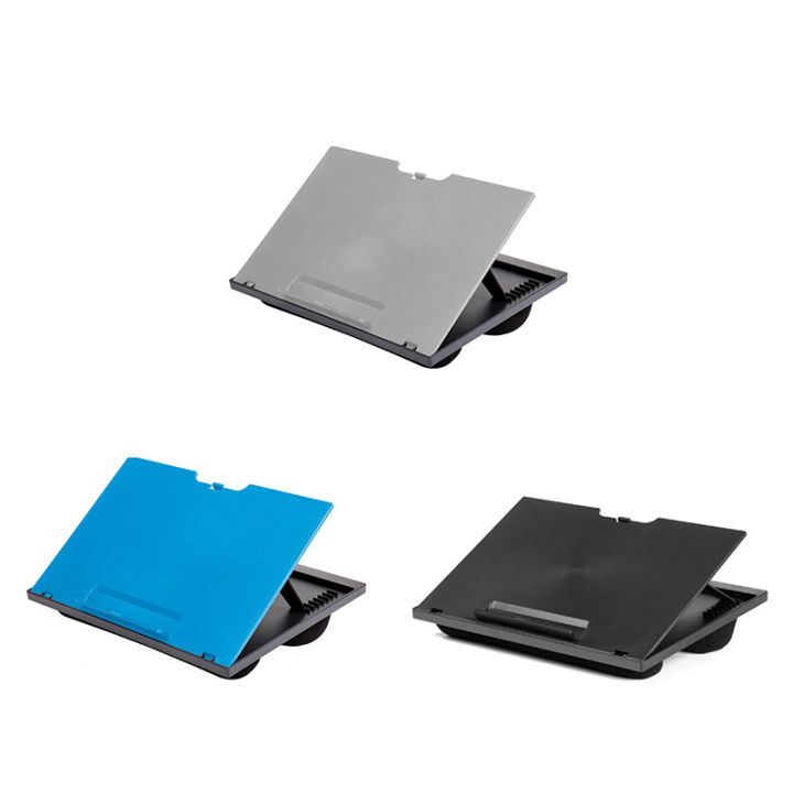 Y6Adjustable Lap Desk with 8 Adjustable Angles & Dual Cushions Laptop ...