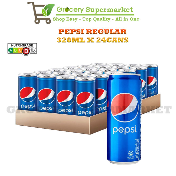 Pepsi can (320ml x 24cans ) - Grocery Supermarket | Lazada Singapore