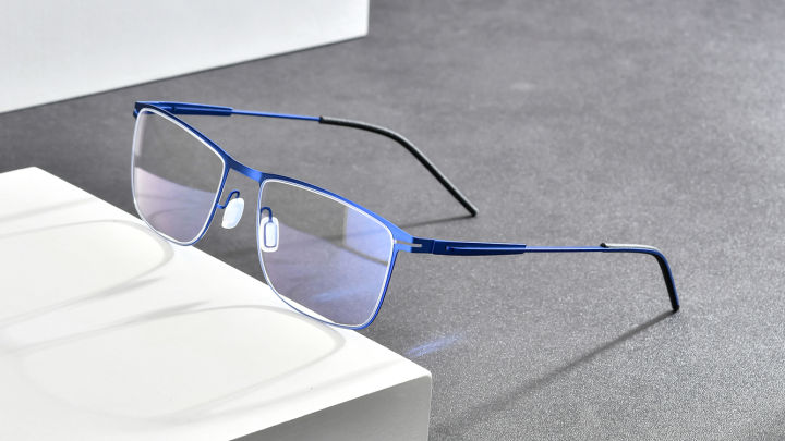 FONEX Alloy Glasses Men Brand Design Square Eyeglasses Frames Business ...