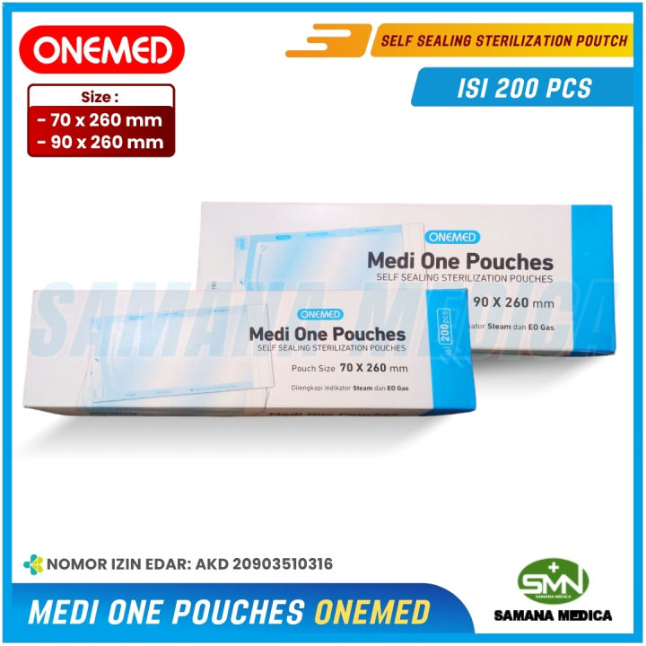ONEMED - Steril Pouch Medi One / Self Sealing Sterilization Pouch Size ...