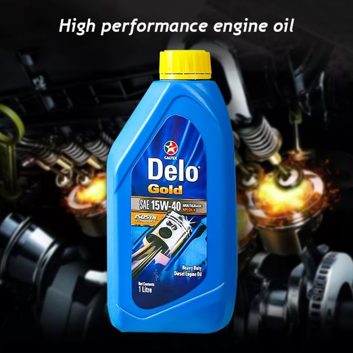 Caltex DELO shell Gold 15w-40 fully synthetic Car Heavy Duty Diesel ...