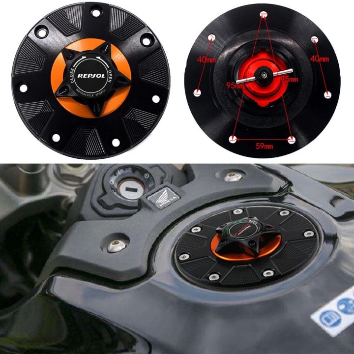 Gas Fuel Tank Cap for HONDA CB1000R CB1000 CB1100 CB1300 CB500/S CB400 ...