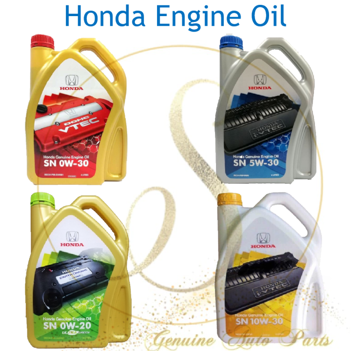 (100% Original) Honda Engine Oil SP Fully Synthetic 0W20 GOLD 0W30 ...