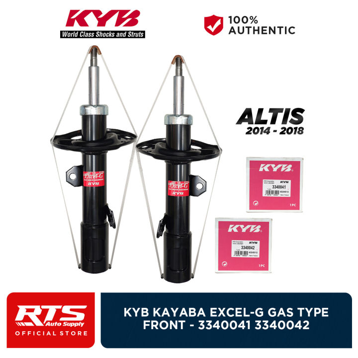 KYB Kayaba Front Shock Absorber for Toyota Corolla Altis 2014-2018 Excel-G Gas Type (3340041 ...