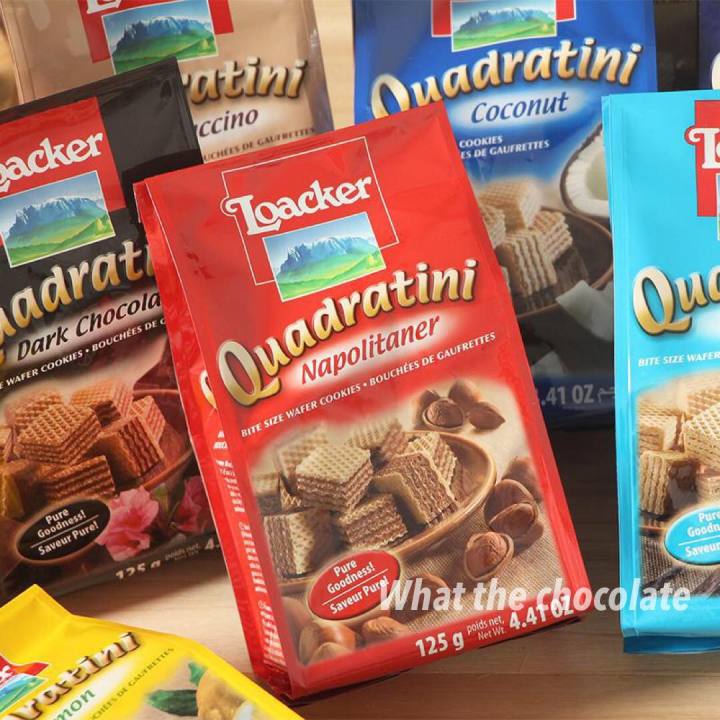 Loacker Quadratini เวเฟอร์ล็อคเกอร์ ขนาด 250 กรัมค่ะ | Lazada.co.th