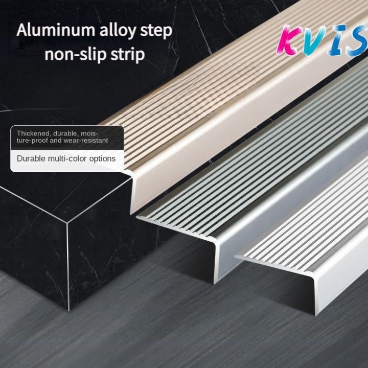 Aluminum Alloy Anti-Slip Strip for Stairs Step Trim Tile L-Shaped Blank ...
