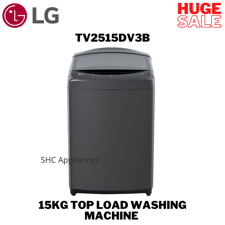LG Washing Machine 15kg Top Load Washer TV2515DV3B | Lazada PH