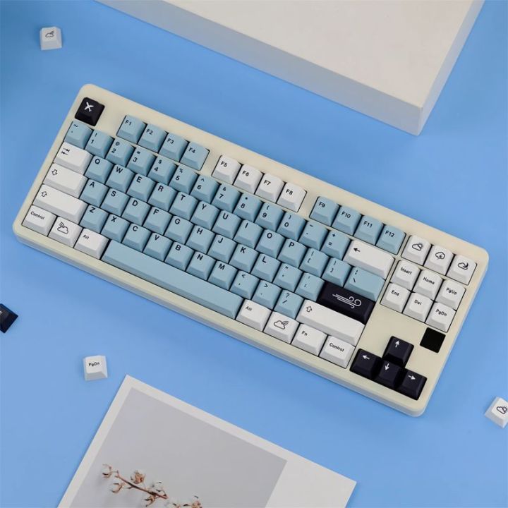 【Keycap Only】Flowing Clouds Keycap Blue sky and white clouds Key cap ...