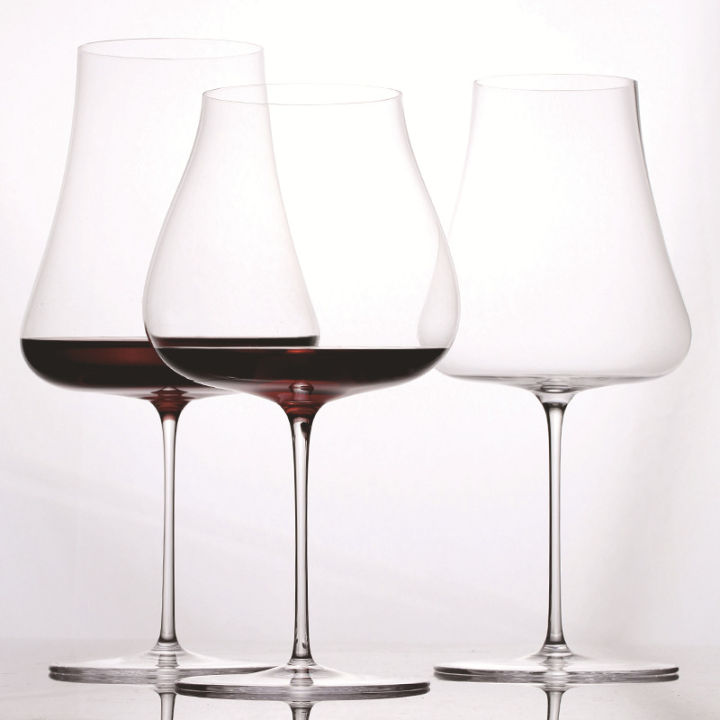 Crystal glass wine set, red wine glass, Stemware, hand blown high-end wine glass, light glass ...