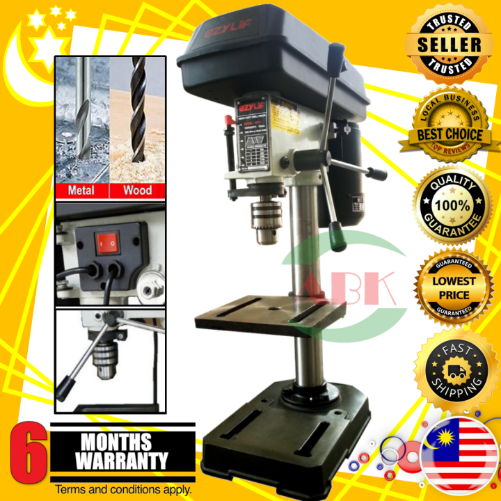 EZYLIF 16MM STAND DRILL BENCH DRILL MACHINE DRILL BERDIRI (750W) | Lazada