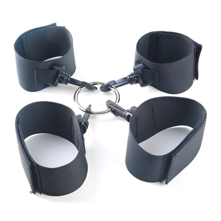 SM Cross Handcuffs and Leg cuffs SM Sex Toy X band foot cuffs sexual ...