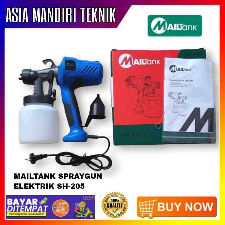 MAILTANK SH205 Electric Spray Gun 800ML - 400 Watt Alat Spraygun Mesin ...