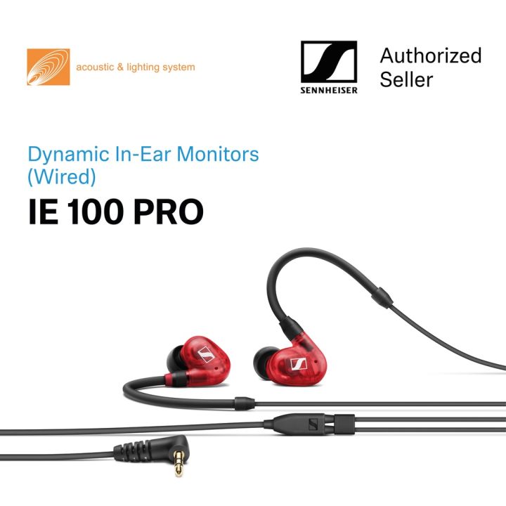 Sennheiser IE 100 PRO 10มม. เสียงพลังรับส่งคลื่นวิทยุที่มีประสิทธิภาพ ...