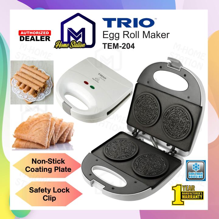 Trio Egg Roll Maker TEM204 Non-Stick Plate ( Kuih Semprong Apit-Apit ...