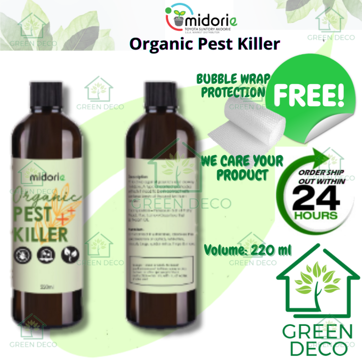 MIDORIE Premium Natural Organic Pesticide Pest Insecticide Mite Killer ...
