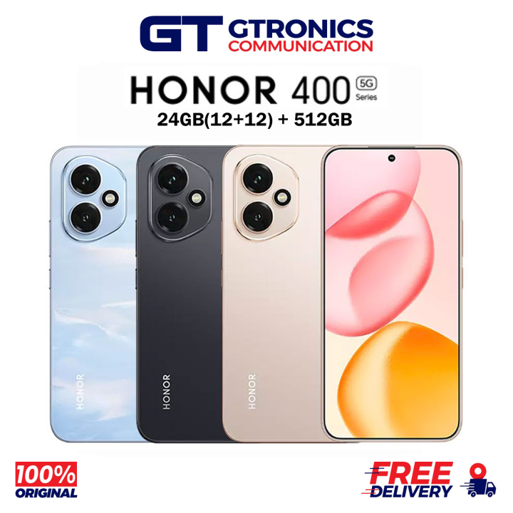 Honor 400 5G | 12GB + 512GB – Original Malaysia Set | Lazada
