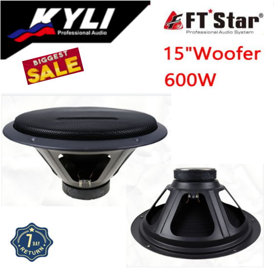 FT STAR 15" Hi-Woofer Speaker 600 Watts (SG-15W) | Lazada PH