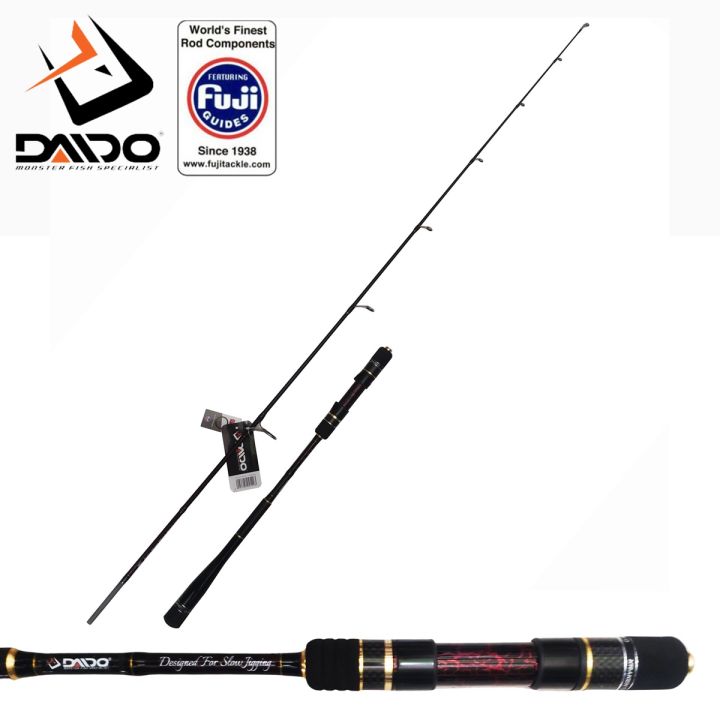 Joran Jig Daido Kraken PE1-3 dan PE2-4 FUJI | Lazada Indonesia