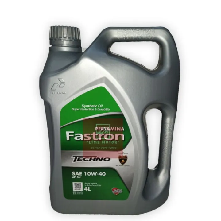 Oli Pertamina Fastron Techno SAE 10W-40 API SN 4 Liter Original ...