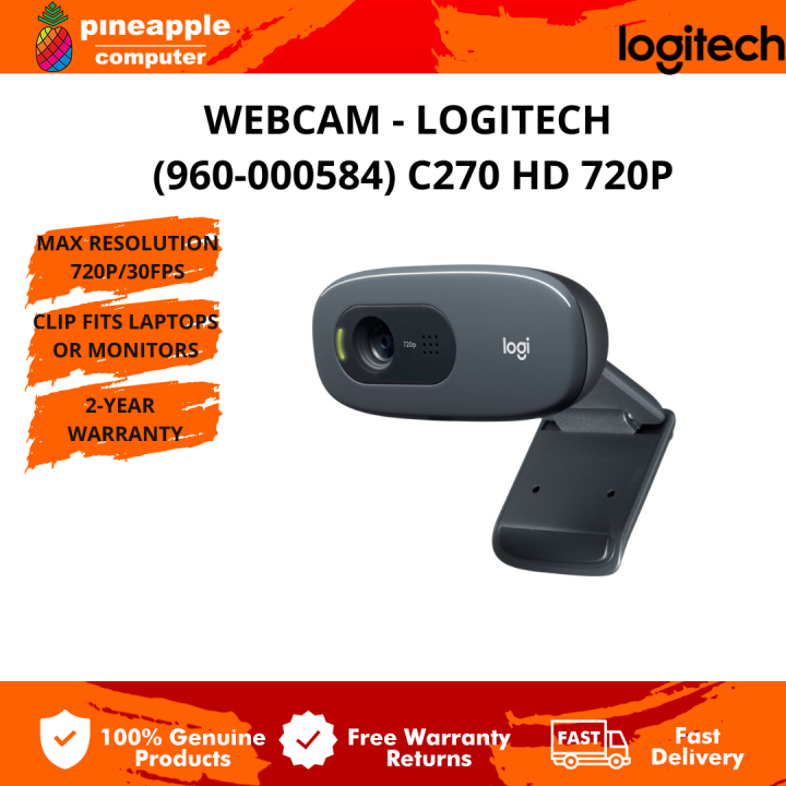Logitech C615 Full HD Webcam -1080p / Logitech C270 HD Webcam - 720P ...