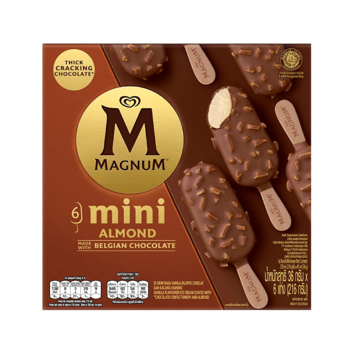 Magnum Mini Almond Ice Cream Stick (6 x 45mL) | Lazada PH