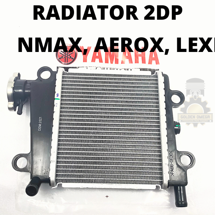 RADIATOR NMAX, AEROX YAMAHA 2DP TANGKI AIR MOTOR NMAX AEROX KUALITAS ...