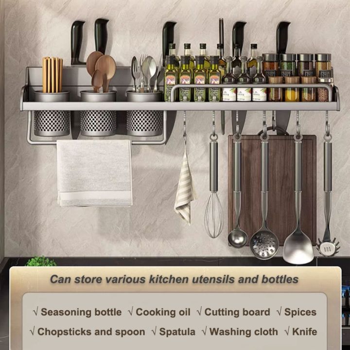 Condiments Organizer Utensils Organizer Spice Rack Knife Holder Kitchen ...