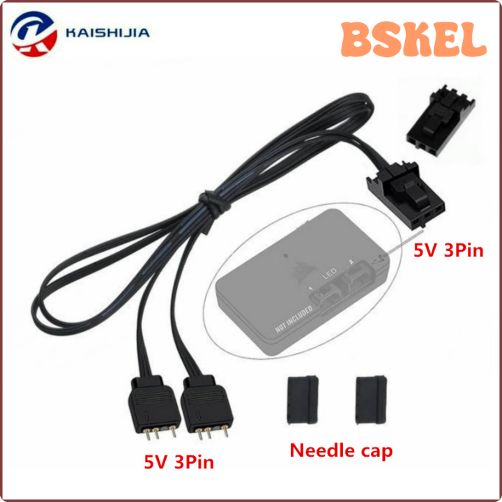 PQAVB 60cm Corsair 5V 3Pin RGB ARGB Splitter Adapter Cable for Lighting ...