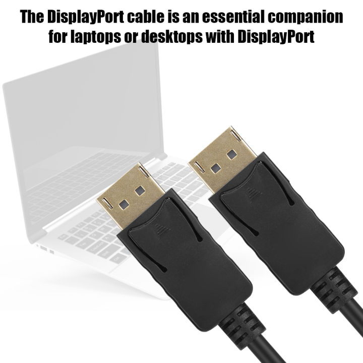 Wendry Ultra HD DisplayPort to Cable Portable Male to Male Adapter ...