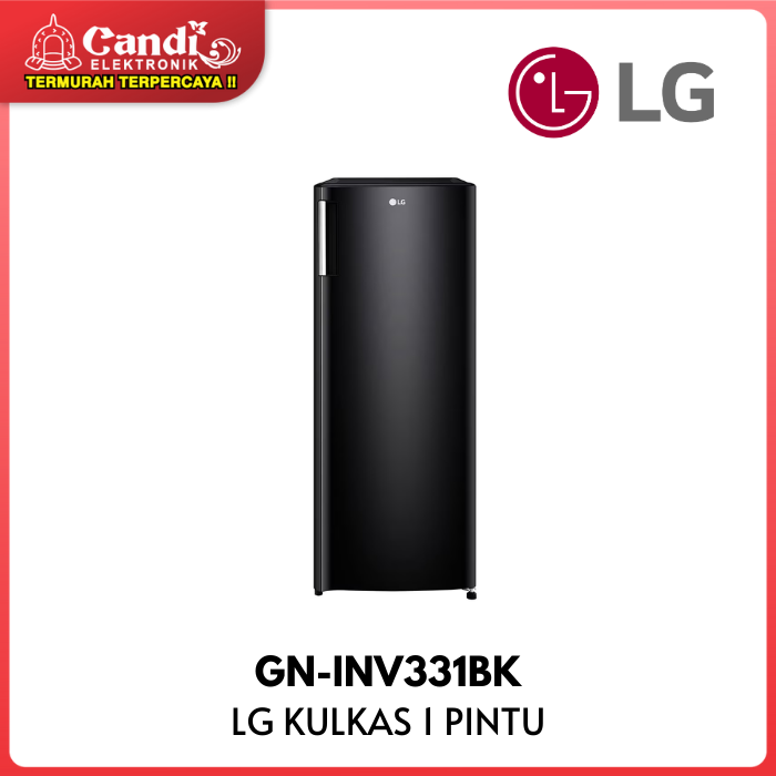 LG Kulkas 1 Pintu Kapasitas 195 Liter GN-INV331BK | Lazada Indonesia