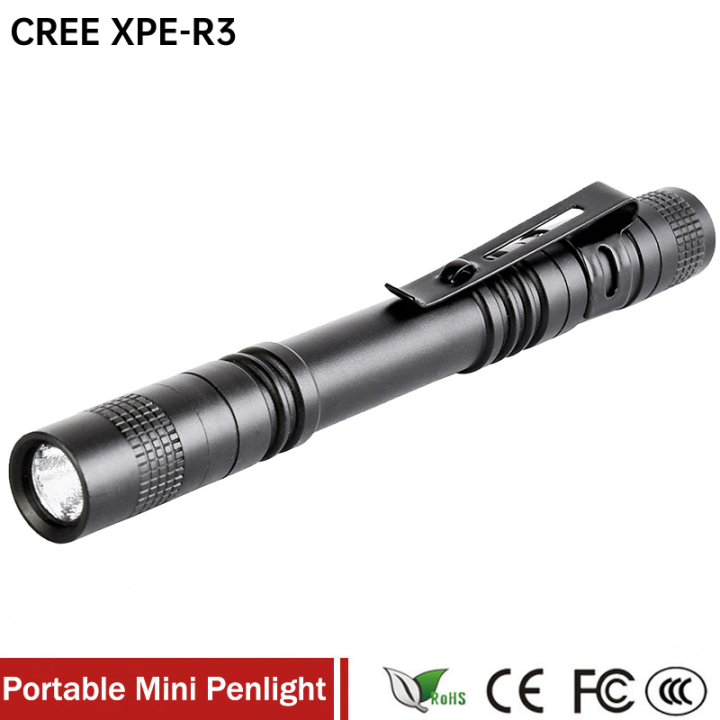 【พร้อมส่งจากไทย/COD】CREE XPE-R3 Portable Mini Flashlight ไฟฉาย ไฟขนาดเ ...