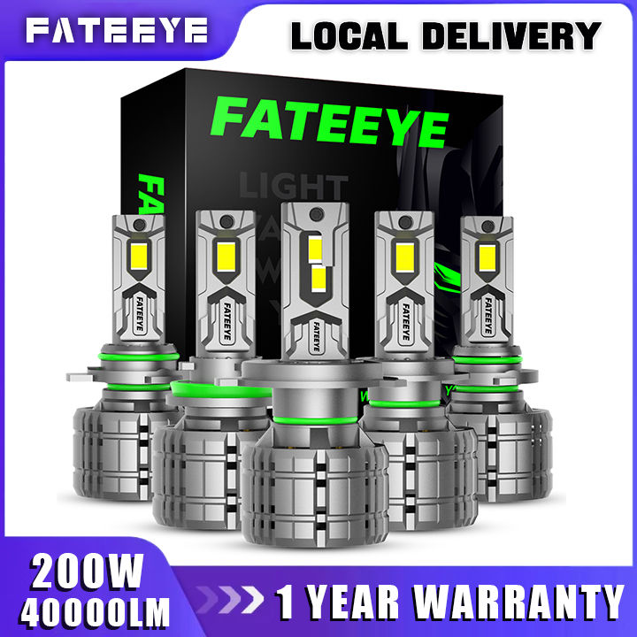 Novsight 1 Pair (2pcs) A700 F9S H4 H7 H11 9005 HB3 9006 HB4 200W/pair 40000LM high/low beam high ...