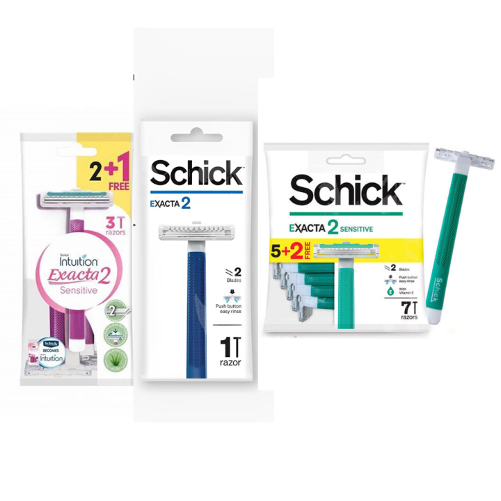 Paket Schick Intuition & Schick Exacta Sensitive | Lazada Indonesia