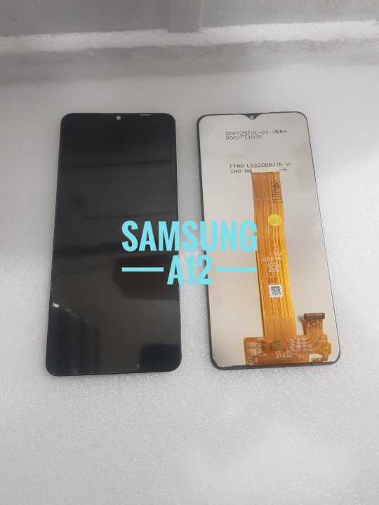 LCD SAMSUNG A12 FULLSET + TOUCHSCREEN BLACK ORI INCEL | Lazada Indonesia