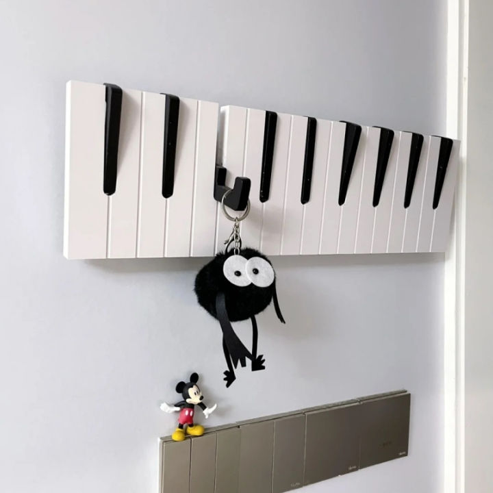 Ready Stock Piano Hook Creative Wall Hanger Wall Rack Door Porch Key ...