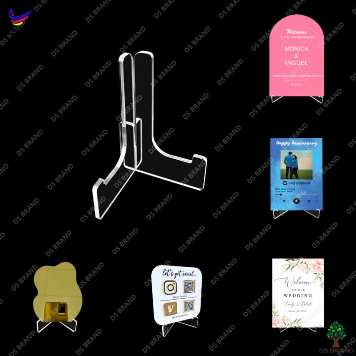 Acrylic Removable Plate Display Stand / Removable Stand | Lazada