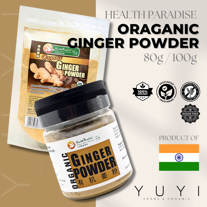 【Health Paradise】Organic Ginger Powder 有机姜粉 | Lazada