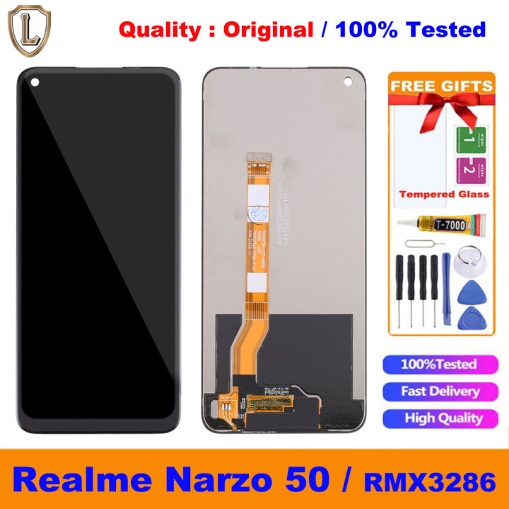 100% Tested Original LCD For Realme Narzo 50 LCD Screen RMX3286 LCD ...