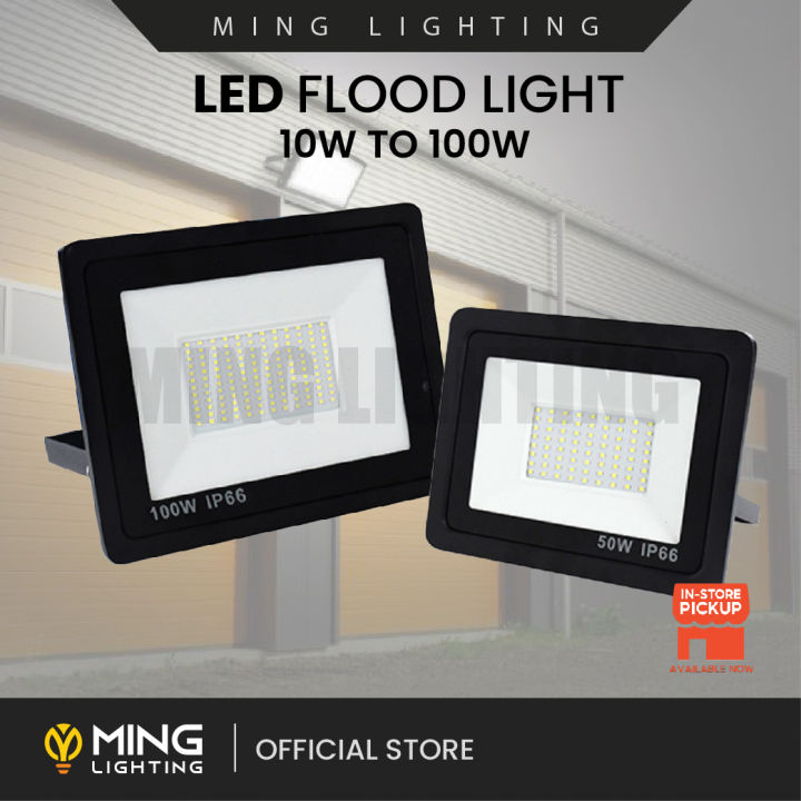 LED Flood Light 10W 20W 30W 50W 100W IP66 Floodlight Waterproof Outdoor Spotlight Lighting Pool ...
