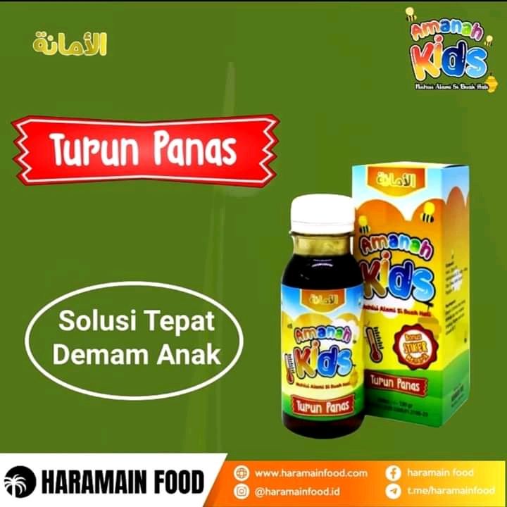 Madu Turun Panas Turnas Turpan Amanah Kids Penurun Panas Demam Anak ...