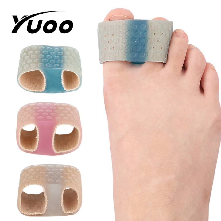 YUOO อุปกรณ์เจลแยกนิ้วเท้า1ชิ้นที่กั้นเครื่องปรับตาปลานิ้วเท้าให้ ...