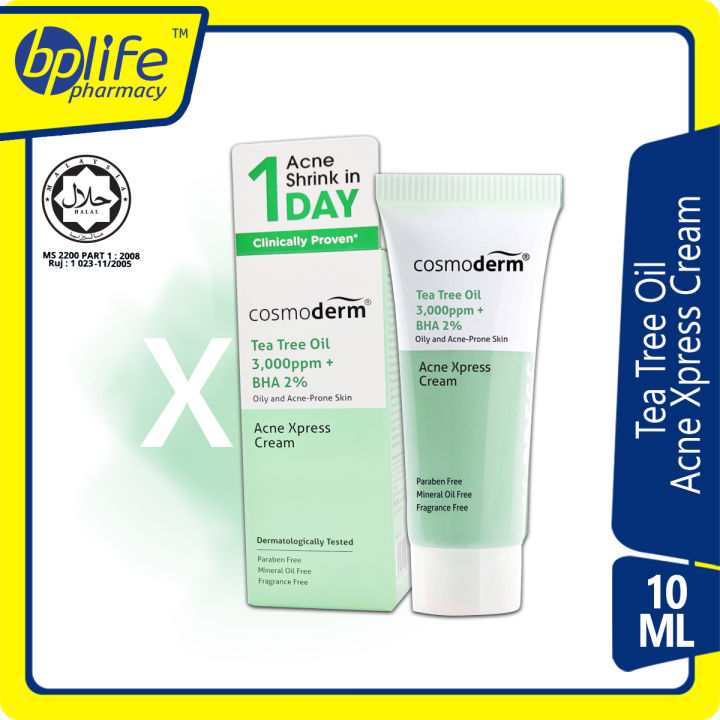 Cosmoderm Tea Tree Oil Acne Xpress Cream 10ml | Lazada